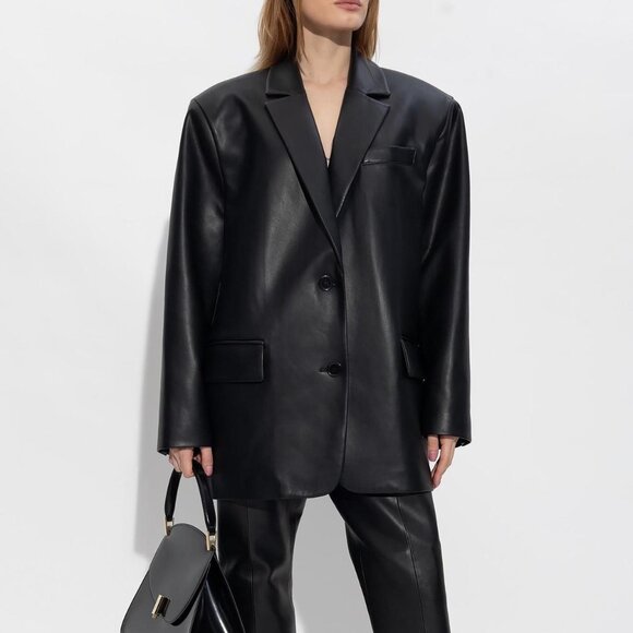 Stand Studio | Jackets & Coats | Stand Studio Oversized Vegan Leather ...